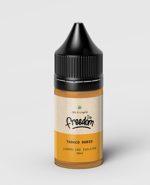 LIFE FREEDOM - TABACO RUBIO 1200MG 30ML - Mundo Vapor