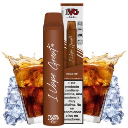 IVG - DESECHABLE COLA ICE 20MG 600PUFFS - Mundo Vapor